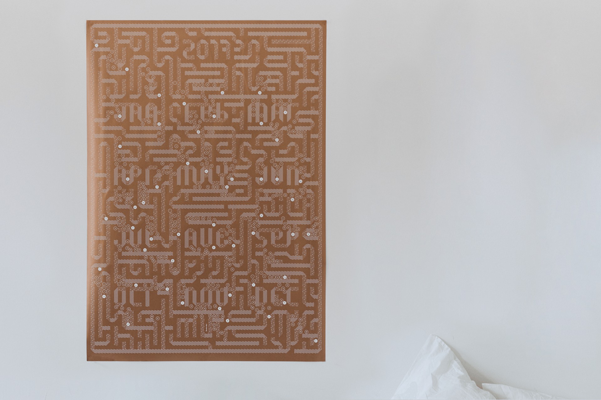 Studio Andrea Guccini — Studio Mut poster metallic Pantone - Studio ...